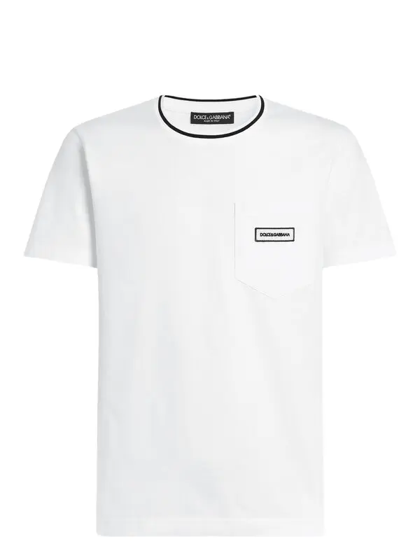Dolce & Gabbana Short Sleeve Crewneck T-shirt - Bianco