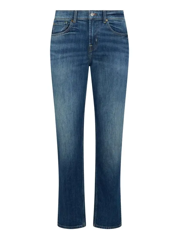 7 For All Mankind Slimmy Slim Straight Jeans - Denim