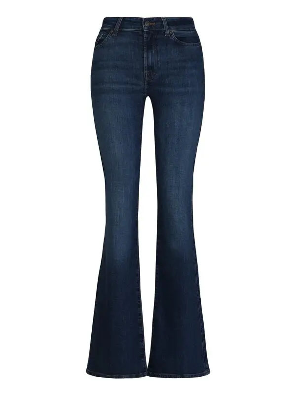 7 For All Mankind Medium-waist Bootcut Jeans - Denim