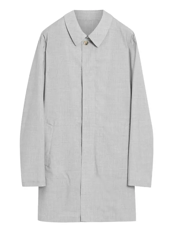 Canali Wool Coat - Light Gray