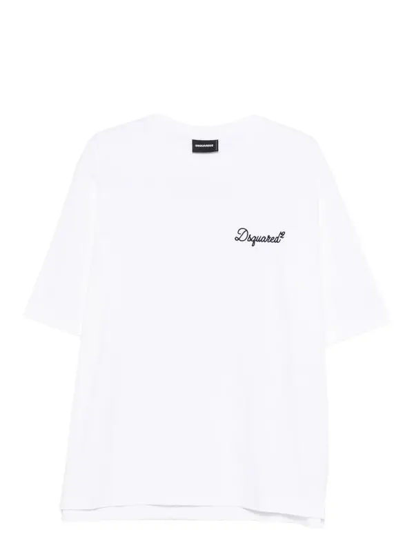 Dsquared2 T-shirt With Embroidery - White