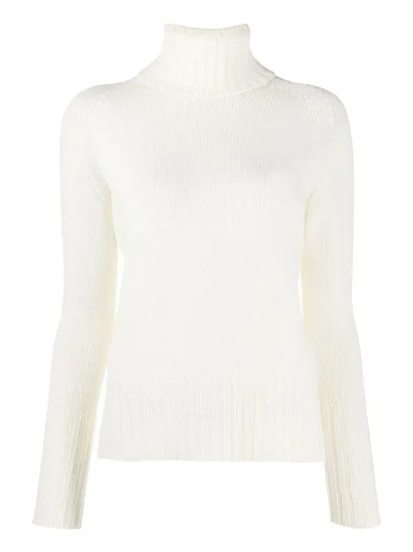 DRUMOHR High Neck Sweater - White