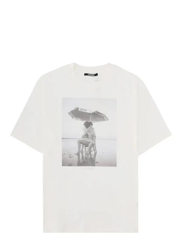 Jacquemus T-shirt Con Stampa - White