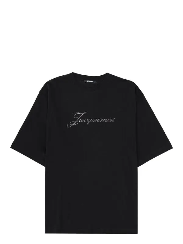 Jacquemus T-shirt Con Logo - Black