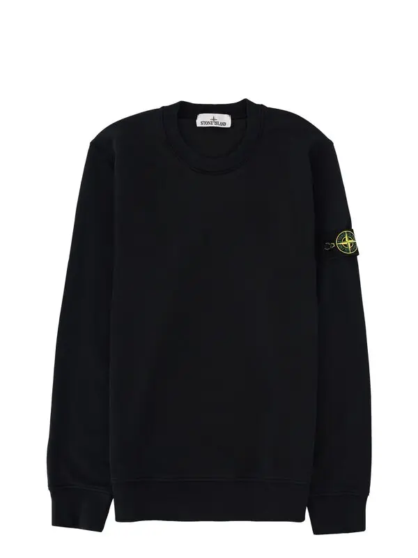 Stone Island Logo Patch Sweatshirt - Blue