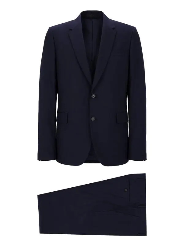 Paul Smith Abito Due Pezzi In Lana - Blue