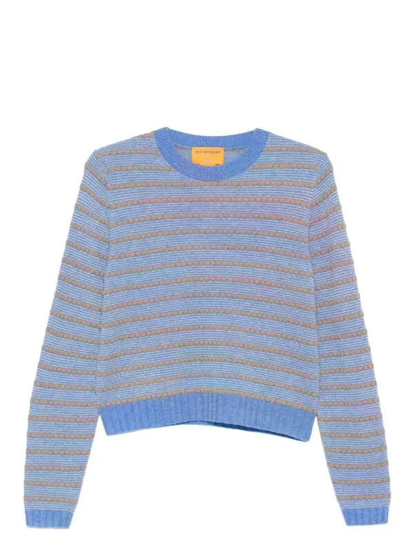Guest In Residence Cashmere Cable-knit Sweater - Blue