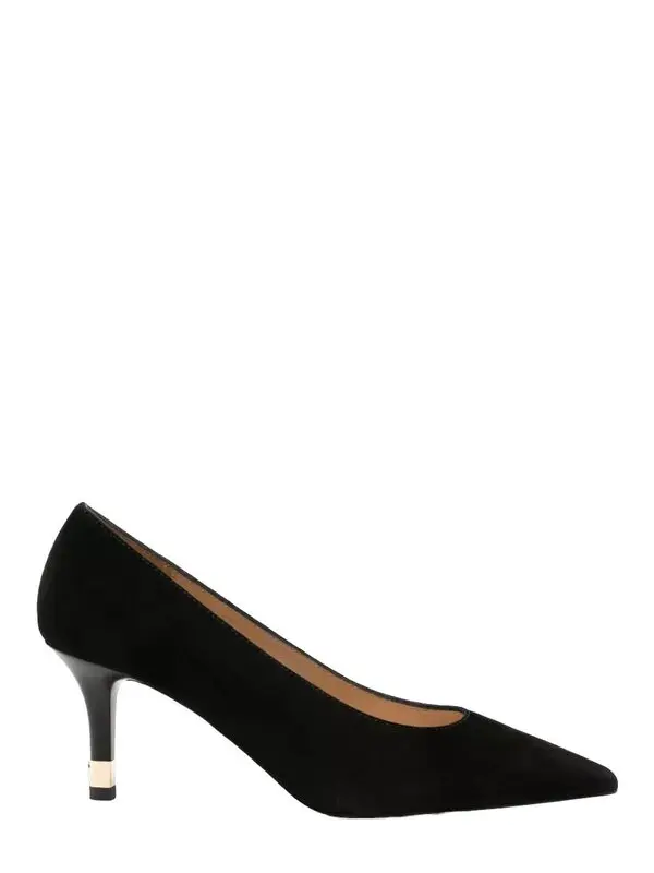 Furla Pointed-toe Suede Pumps - Black