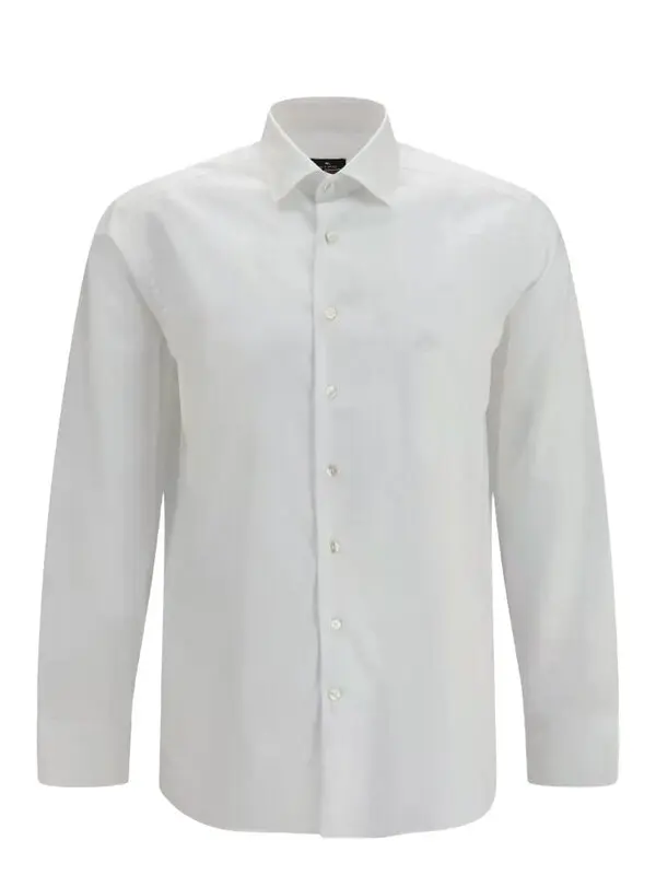 Etro Roma Logo-embroidered Shirt - White