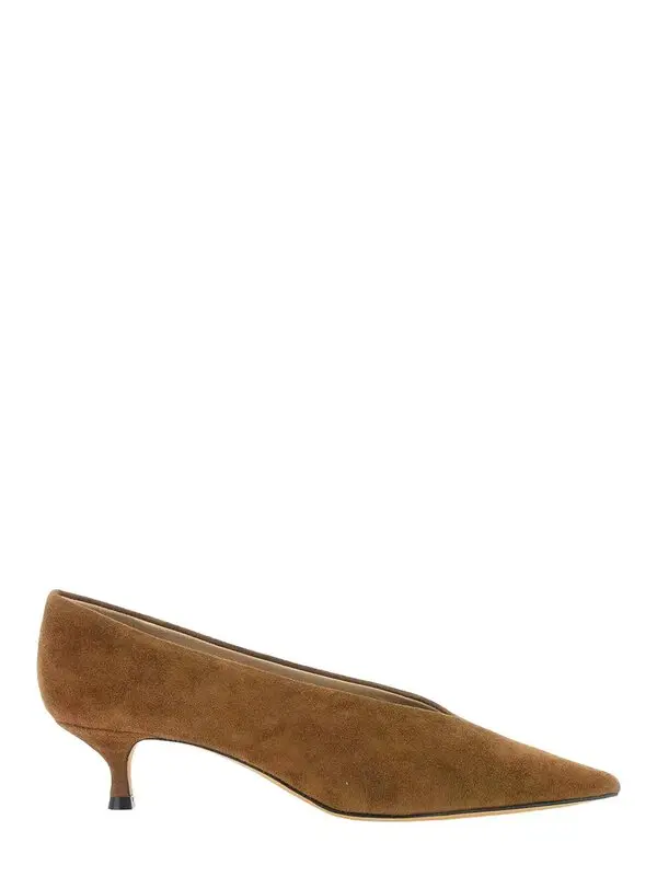 Le Monde Beryl Suede Pointed-toe Pumps - Brown