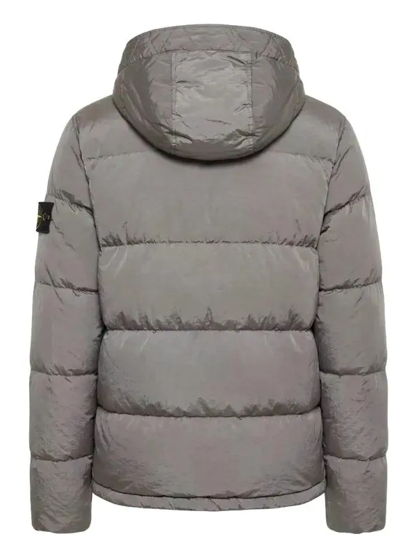 Stone Island Hooded Padded Jacket - Grey
