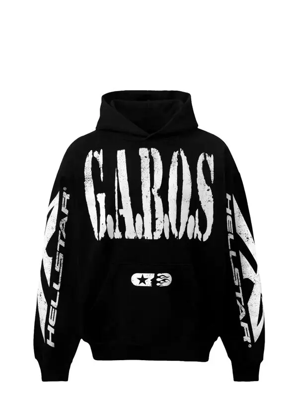 HELLSTAR G.a.b.o.s. Logo-print Hoodie - Black