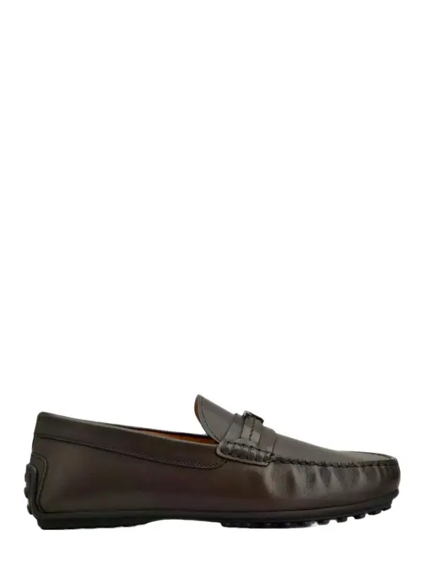 TOD'S City Gommino Loafers In Leather - Brown