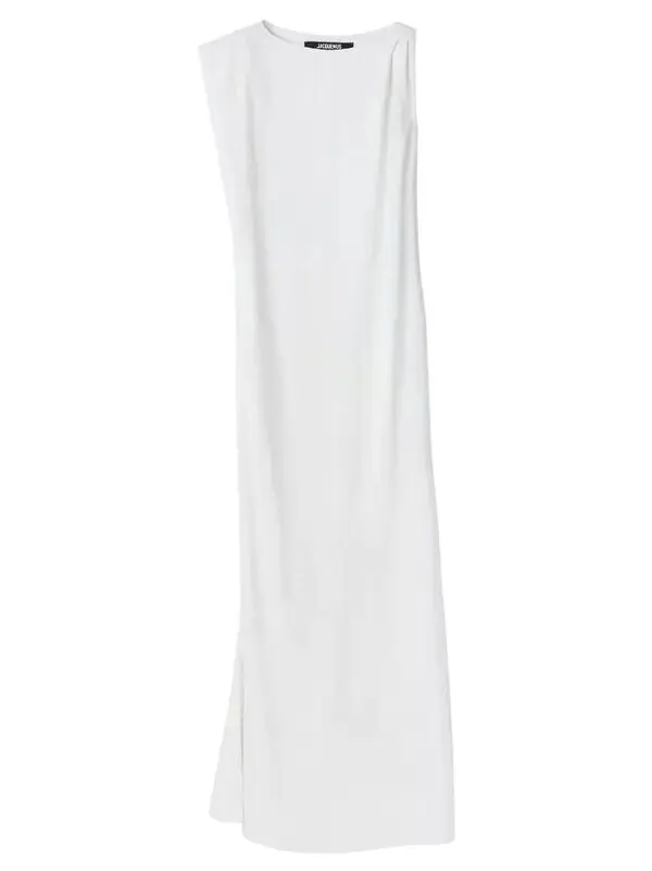 Jacquemus La Robe Sleeveless Maxi Dress - White