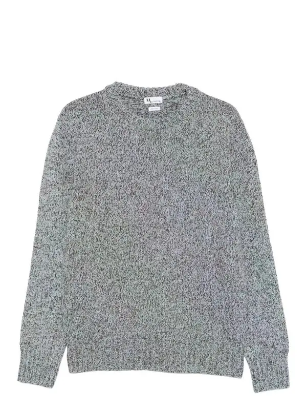 DOPPIAA Marl Knit Crewneck Sweater - Grey