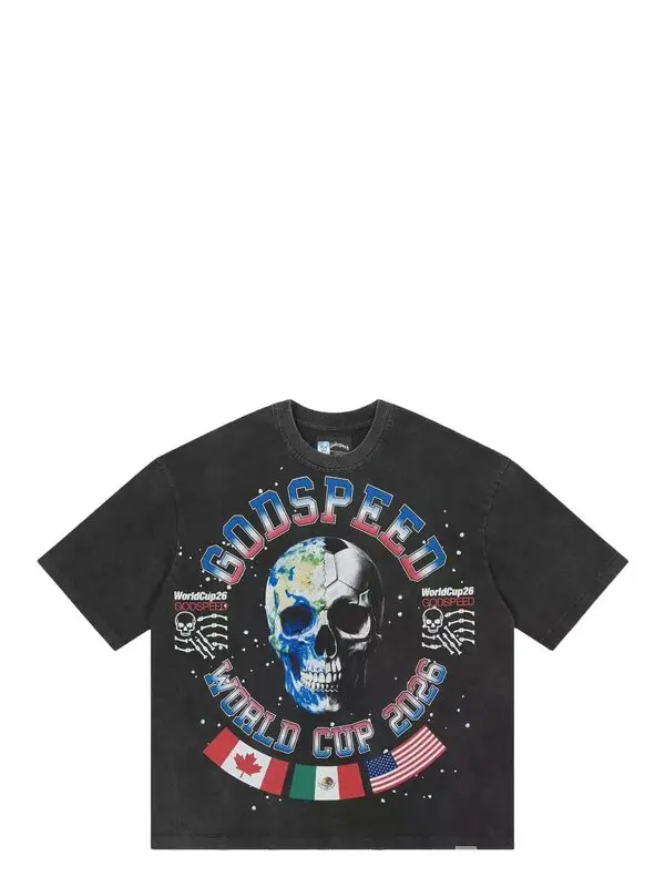 GODSPEED Graphic-print T-shirt - Black