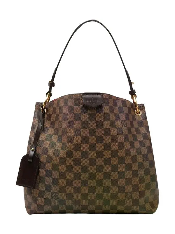 LOUIS VUITTON Damier Ebene Graceful Pm Shoulder Bag - Brown
