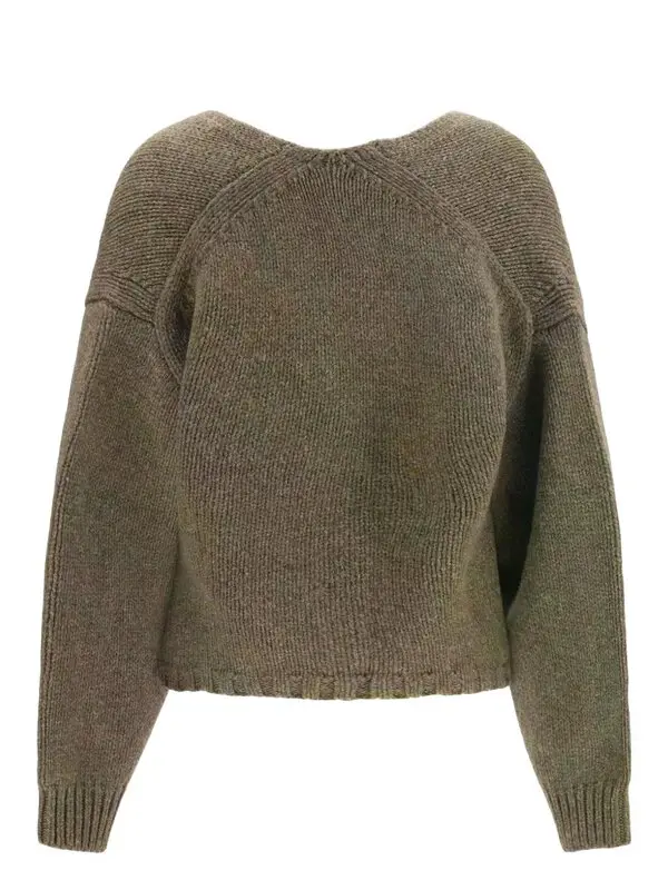 Khaite Axel Cashmere Cardigan - Green