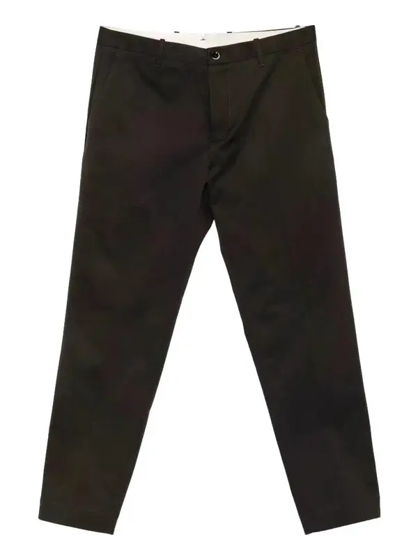 NINE:INTHE:MORNING Slim-fit Button-fastening Chinos - Brown
