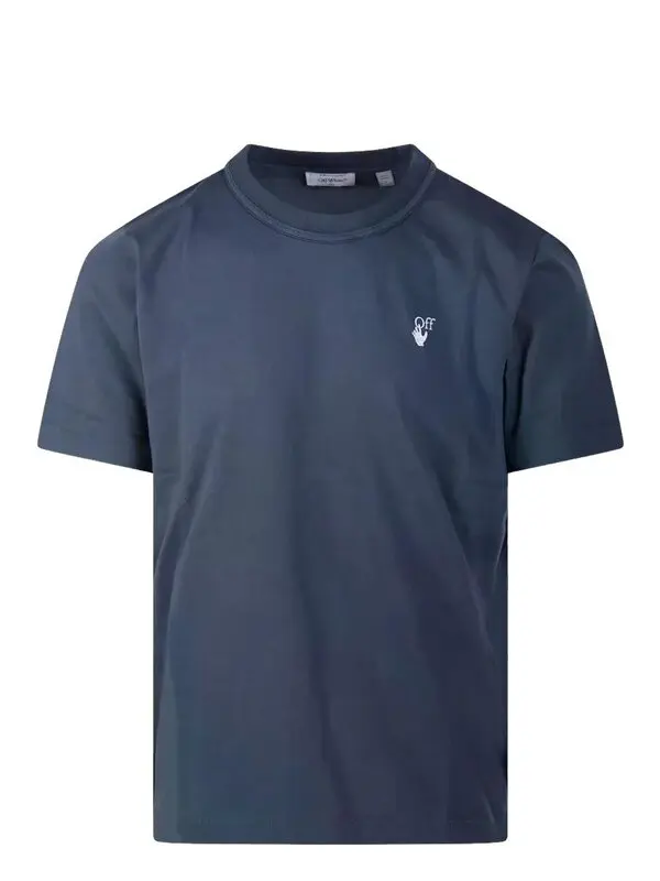 Off-White Logo-print T-shirt - Blue