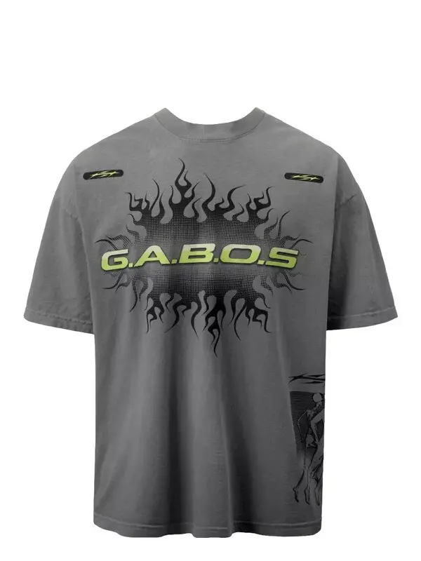 HELLSTAR G.a.b.o.s. Graphic-print T-shirt - Grey