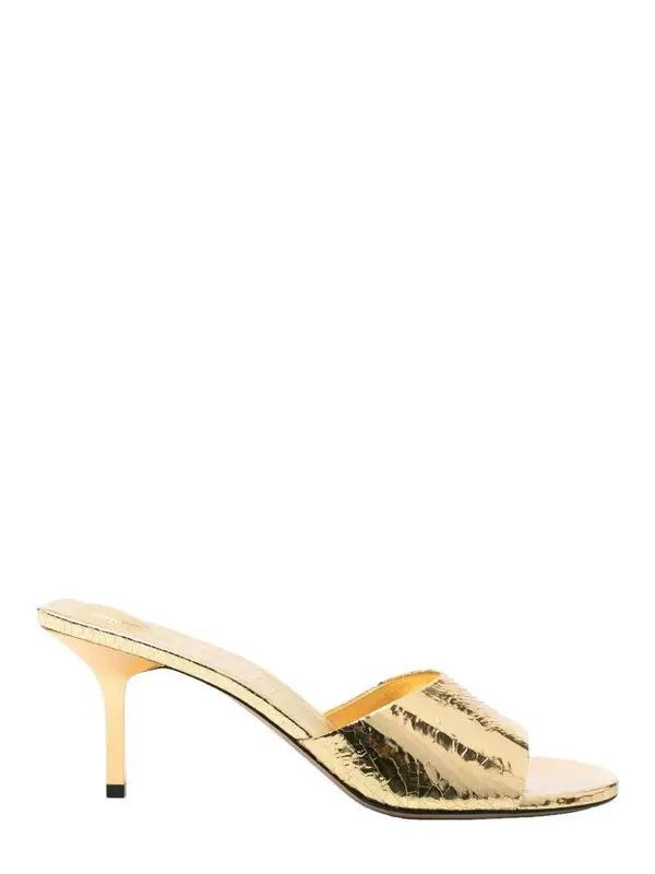 Jacquemus Heeled Sandals - Gold