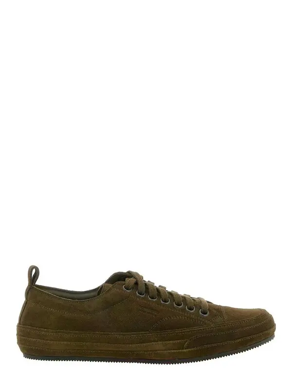 TOM FORD Dean Leather Sneakers - Green