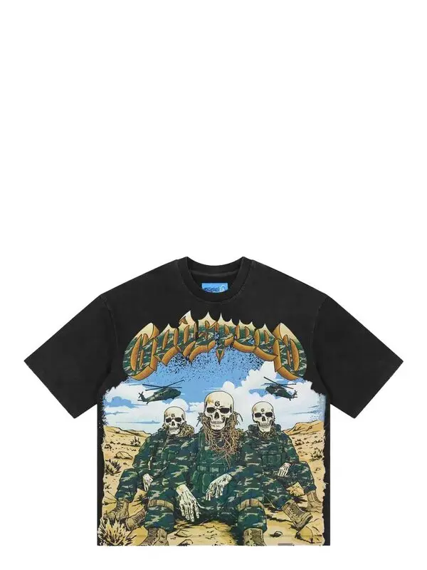GODSPEED Squadron Ng Graphic-print T-shirt - Black