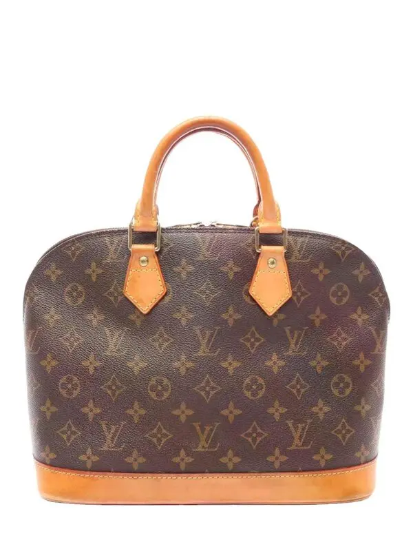 LOUIS VUITTON Monogram Alma Handbag - Brown