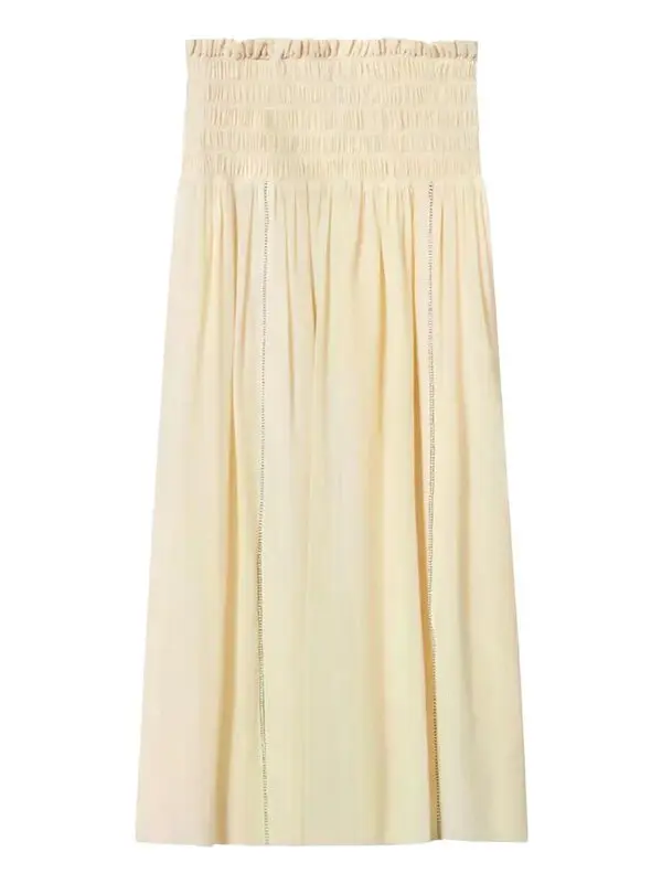 Isabel Marant Étoile Nerly Long Silk Skirt - Neutrals
