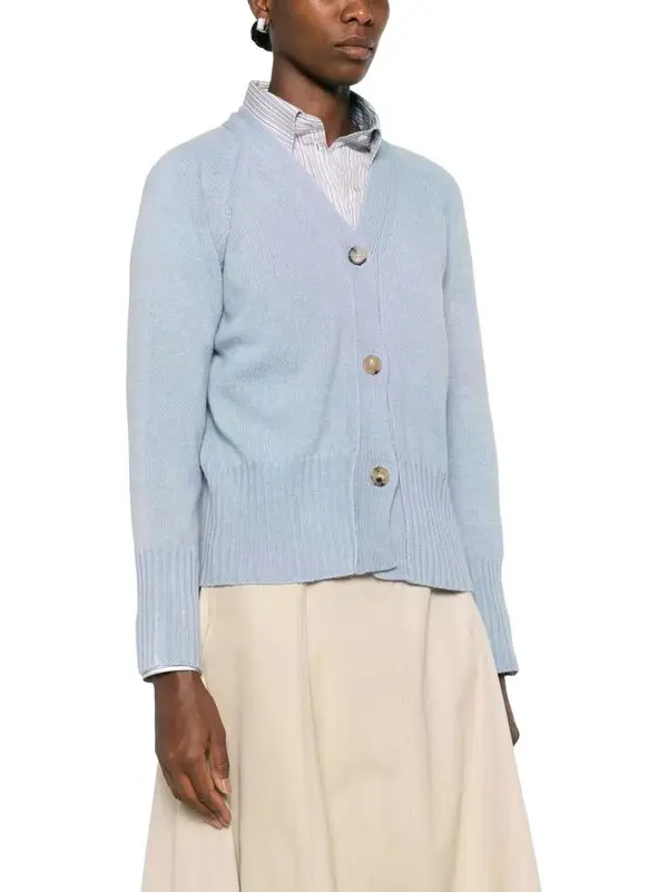 ARAGONA V-neck Cardigan - Blue