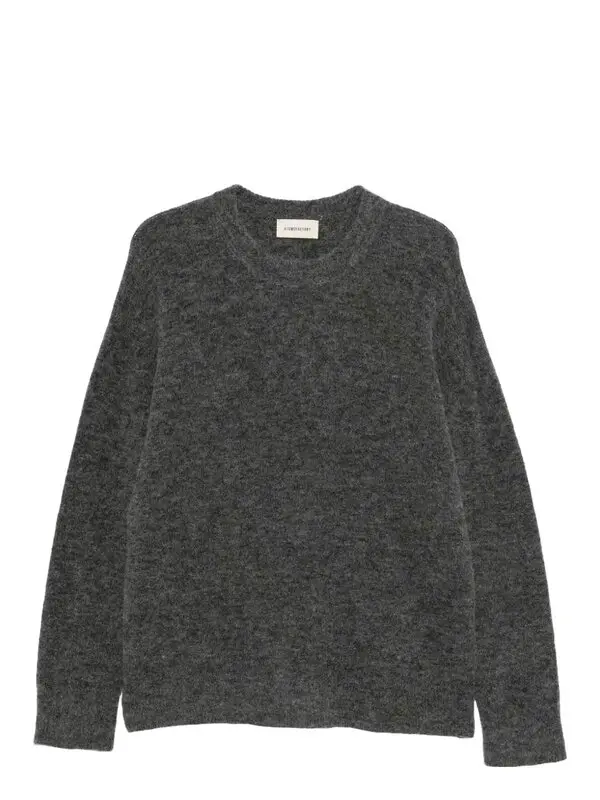 ATOMO FACTORY Crew Neck Sweater - Grey