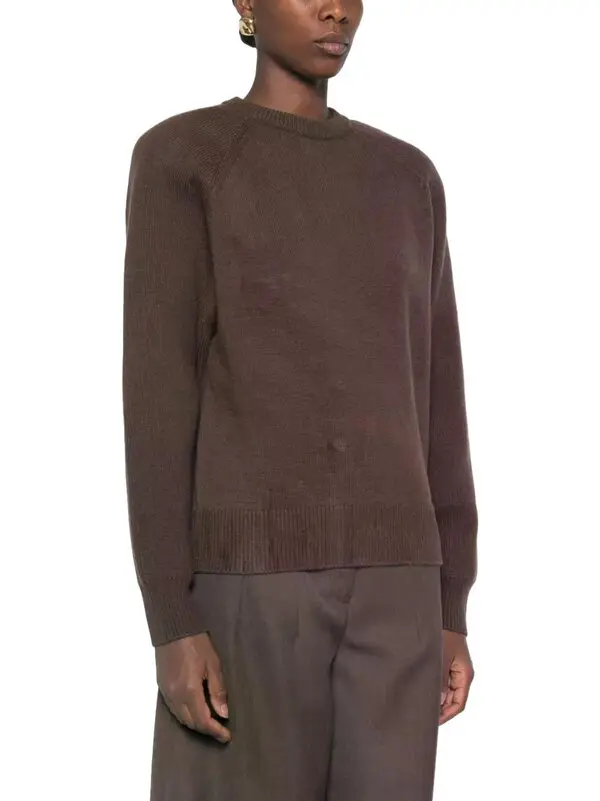 THE FRANKIE SHOP Lina Long-sleeve Sweater - Brown