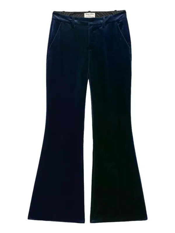 Zadig&Voltaire Prevy Velvet Trousers - Blue