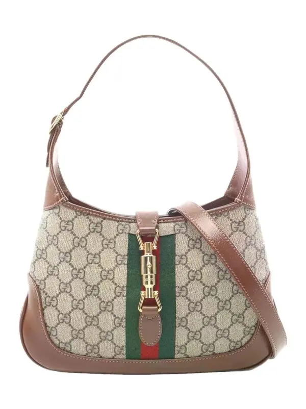 Gucci Jackie Gg Supreme Shoulder Bag - Neutrals