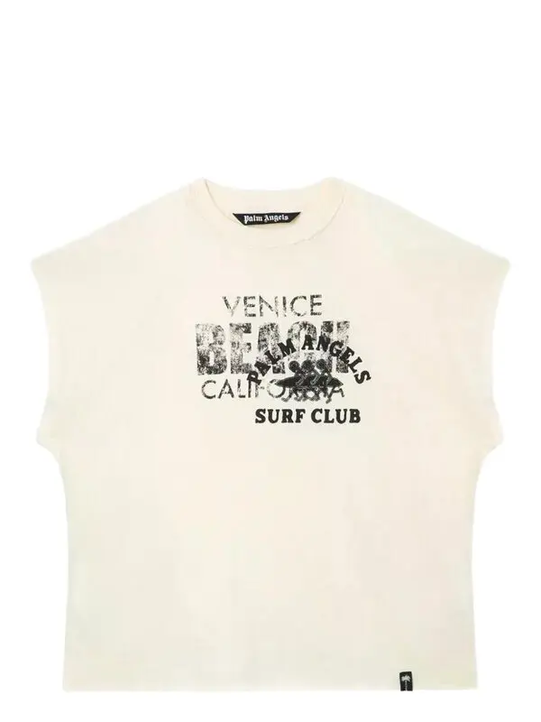 Palm Angels Surf Club Regular T-shirt - Neutrals