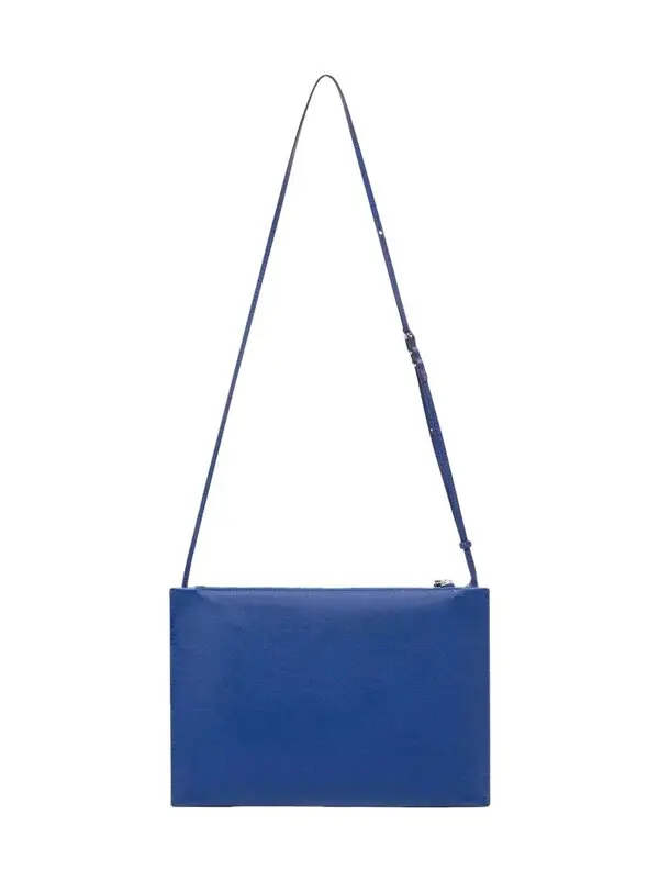 Givenchy Voyou Pouch In Shiny Leather - Blue