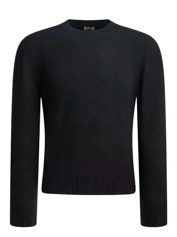 ALTUM Stockinette-stitch Crew-neck Sweater - Black
