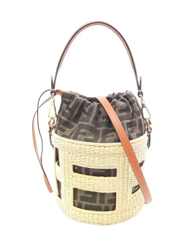Fendi Small Bucket Bag - Neutrals