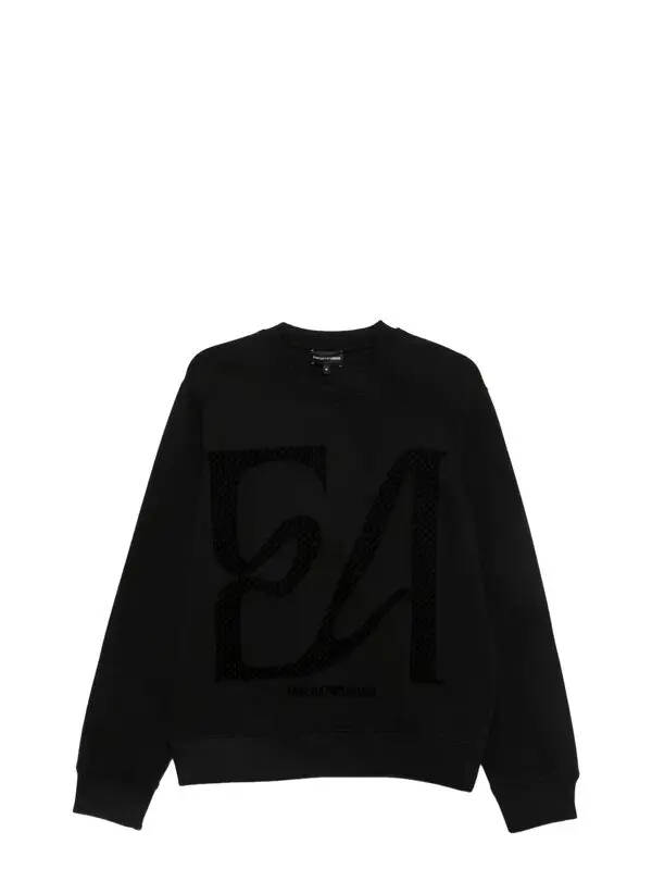 Emporio Armani Long-sleeves Sweatshirt - Black