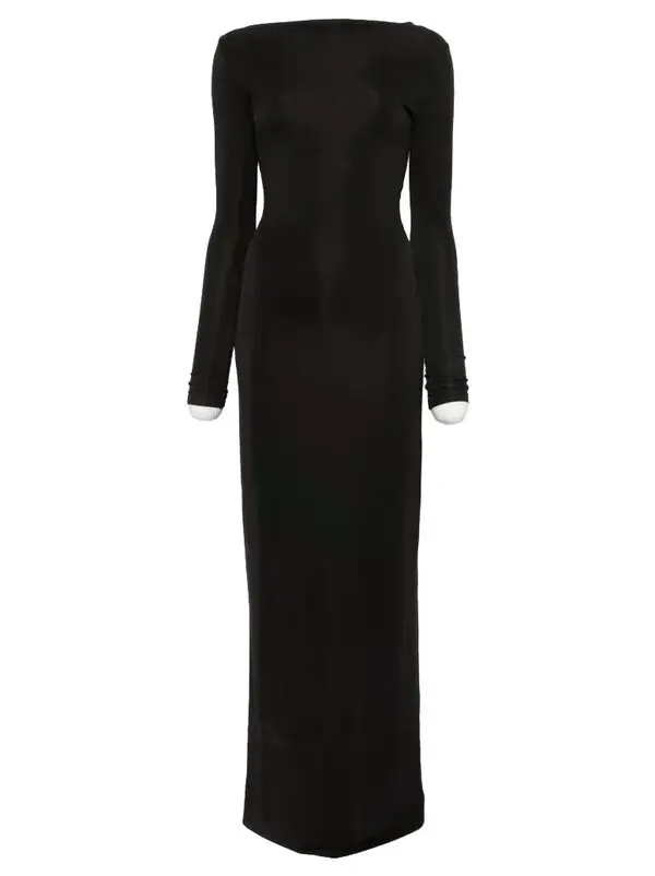 Cult Gaia Armand Long-sleeve Maxi Dress - Black