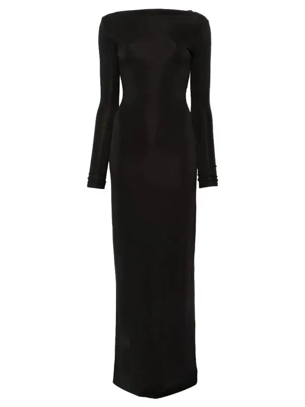 Cult Gaia Armand Long-sleeve Maxi Dress - Black