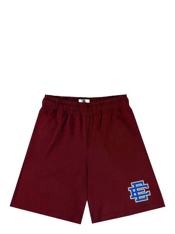ERIC EMANUEL Logo Print Mesh Shorts - Red