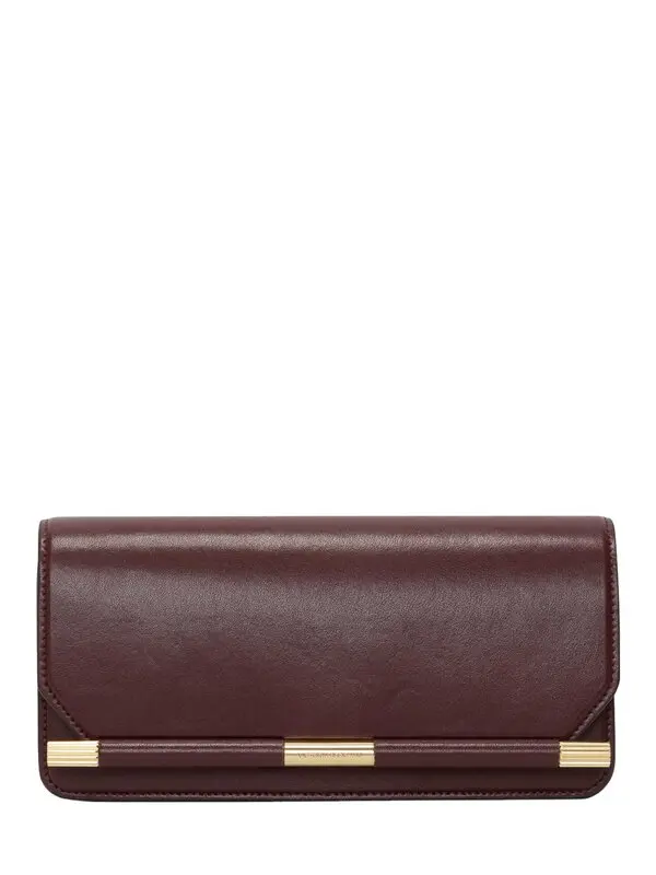 Victoria Beckham 202 Clutch Bag - Burgundy