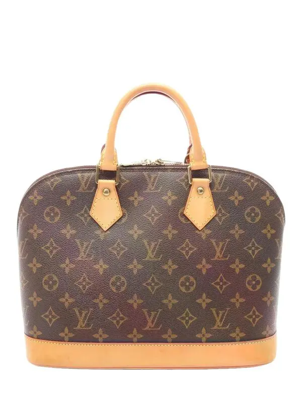 LOUIS VUITTON Monogram Alma Pm Handbag - Brown