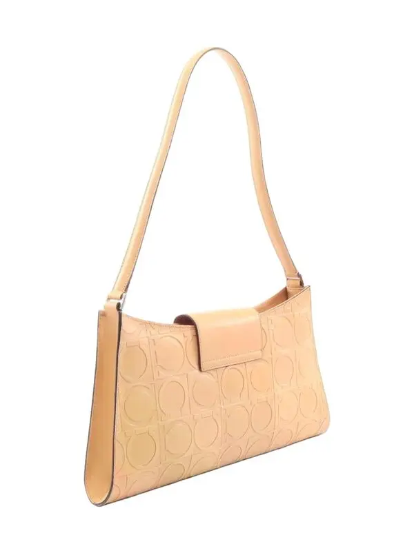 FERRAGAMO 2010s Gancini Shoulder Bag - Neutrals