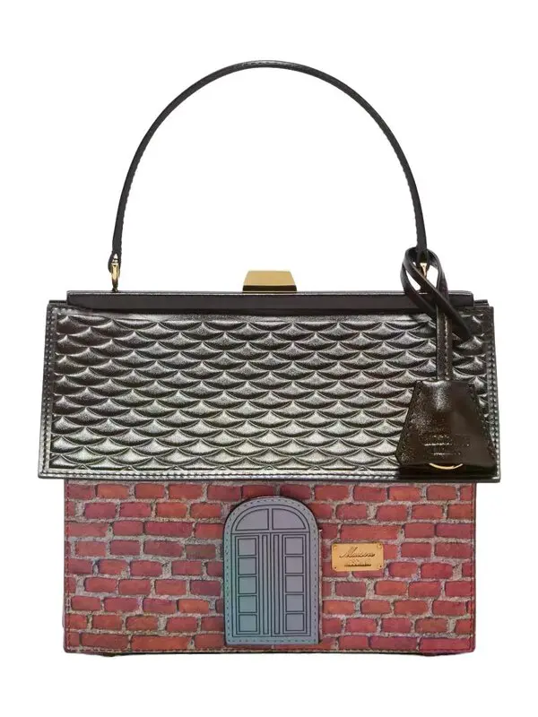 Moschino House-shaped Tote Bag - Red