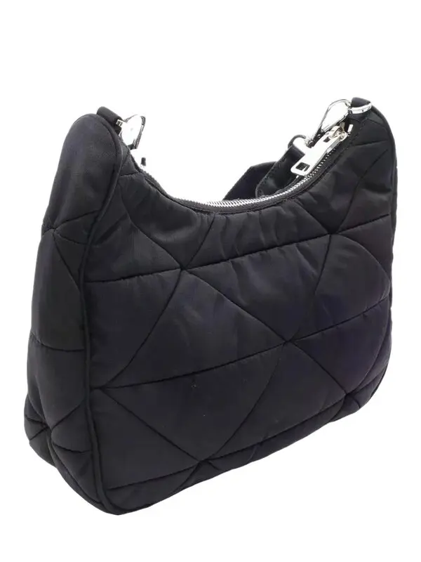 Prada Tessuto Quilted Shoulder Bag - Black