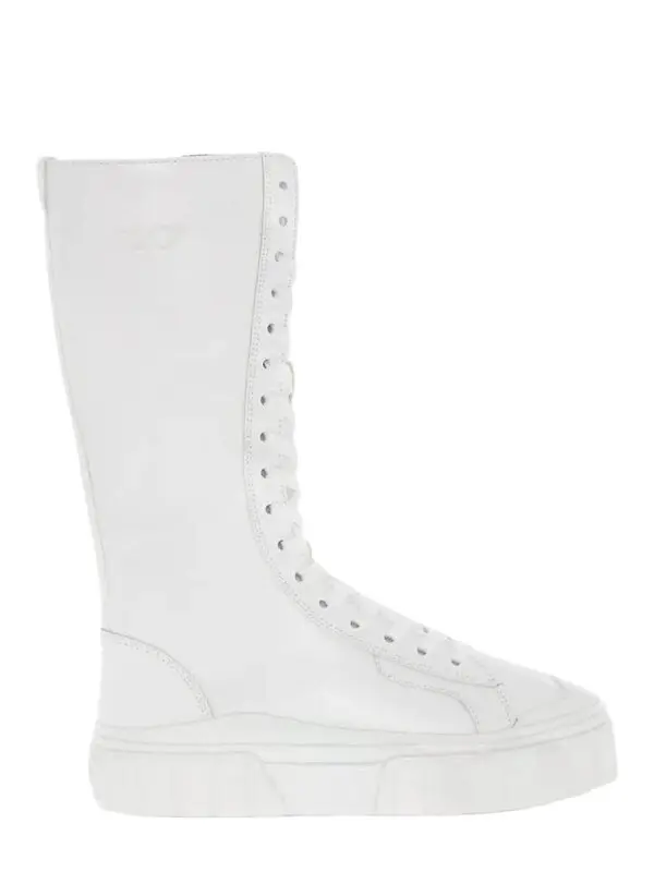 DIESEL® S-hanami Lace-up Platform Boots - White