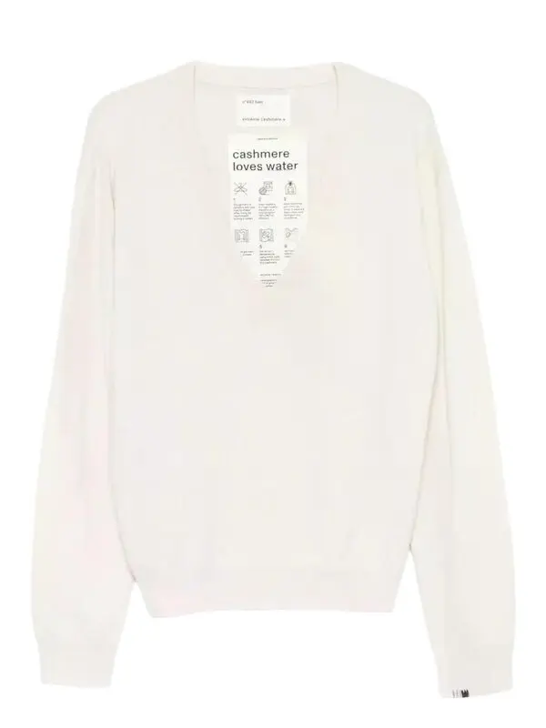 Extreme Cashmere V-neck Sweater - Neutrals